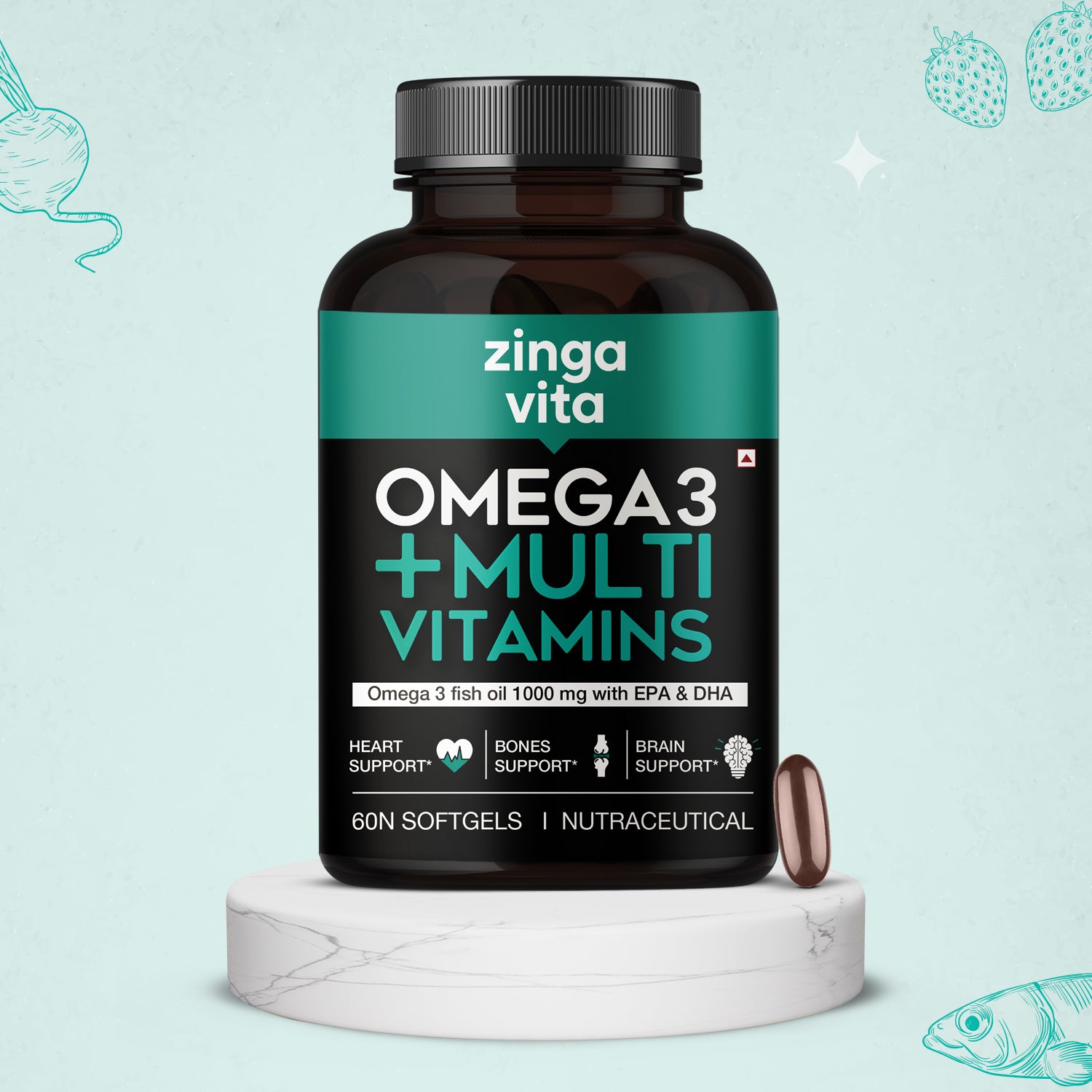 Omega 3 with Multivitamins – Zingavita