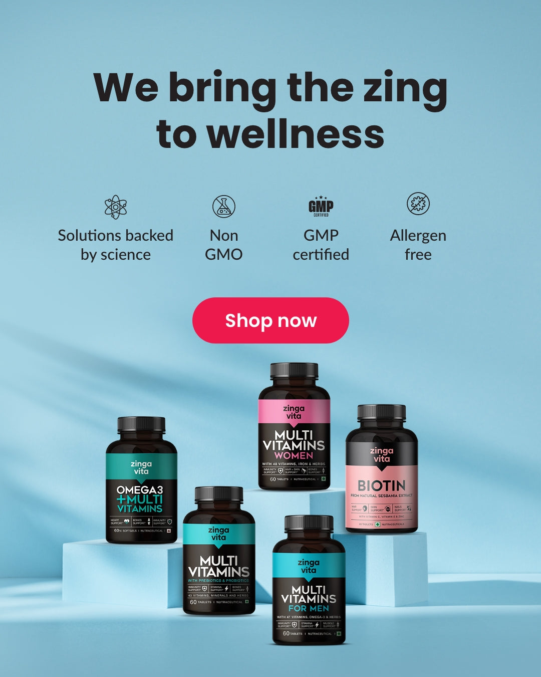 Add zing to your vital nutrition with Zingavita