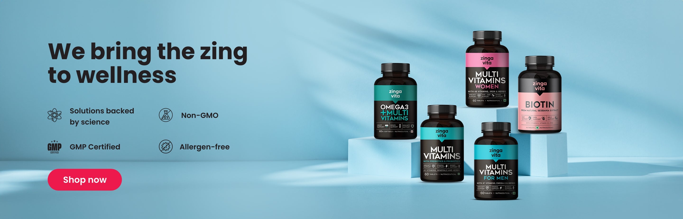 Add zing to your vital nutrition with Zingavita